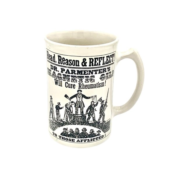 Unbranded | Dining | Vintage Dr Parmenters Magnetic Oil Mug Rare Humor ...
